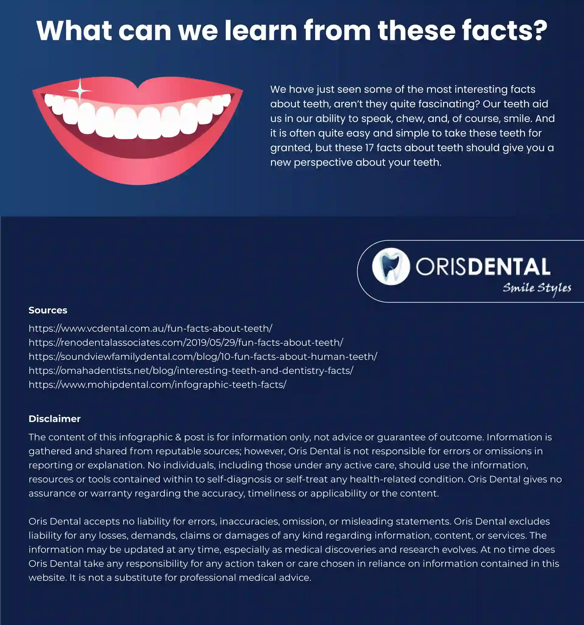 17 Interesting Facts About Human Teeth [Infographic]